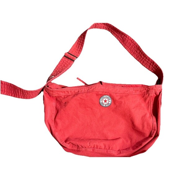 Converse | Bags | Vintage Converse One Star Faded Red Crossbody Gym Bag ...